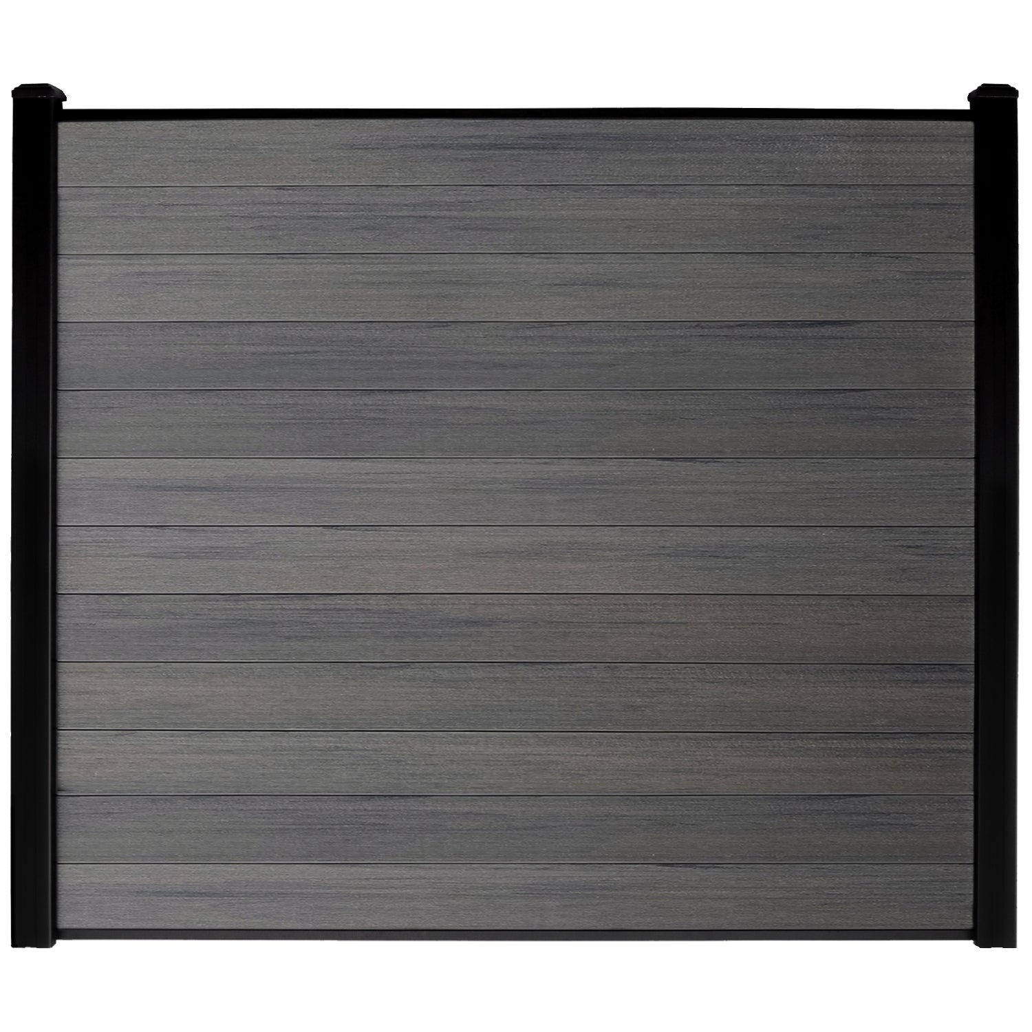 Composite Fence Series 6 ft. x 6 ft. Manhattan Gray Brushed Fence Pane ...