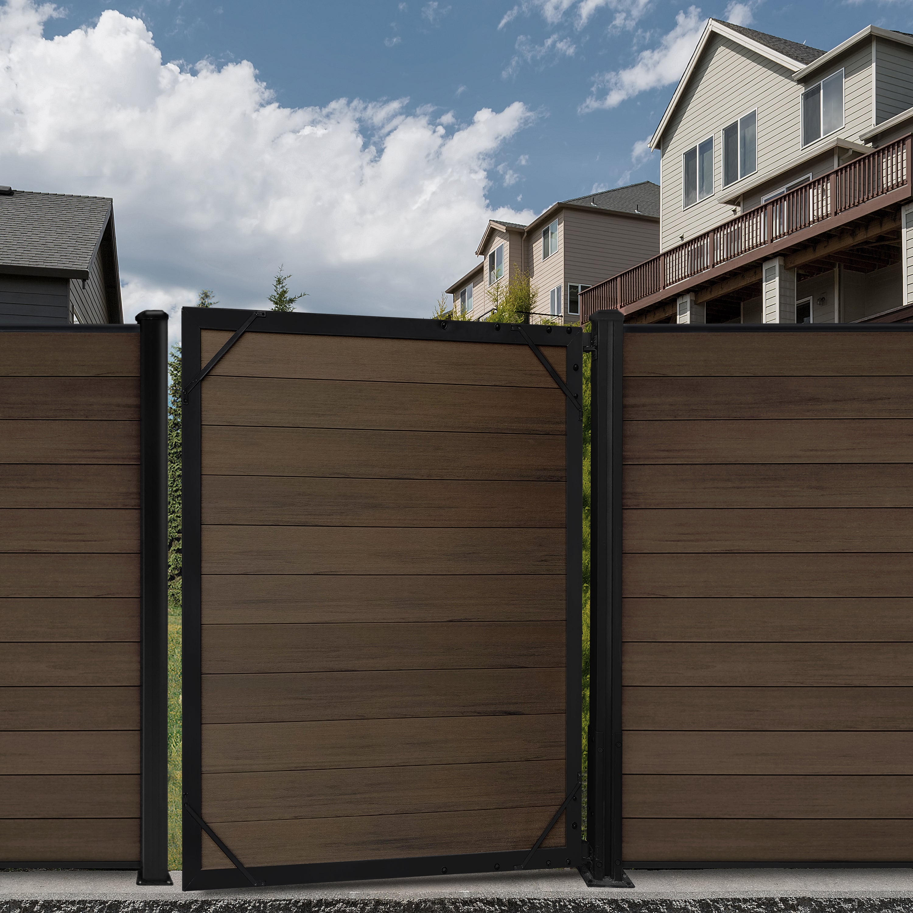 Self-Closing Gate Frame Kit for Composite Fence – creative-surfaces