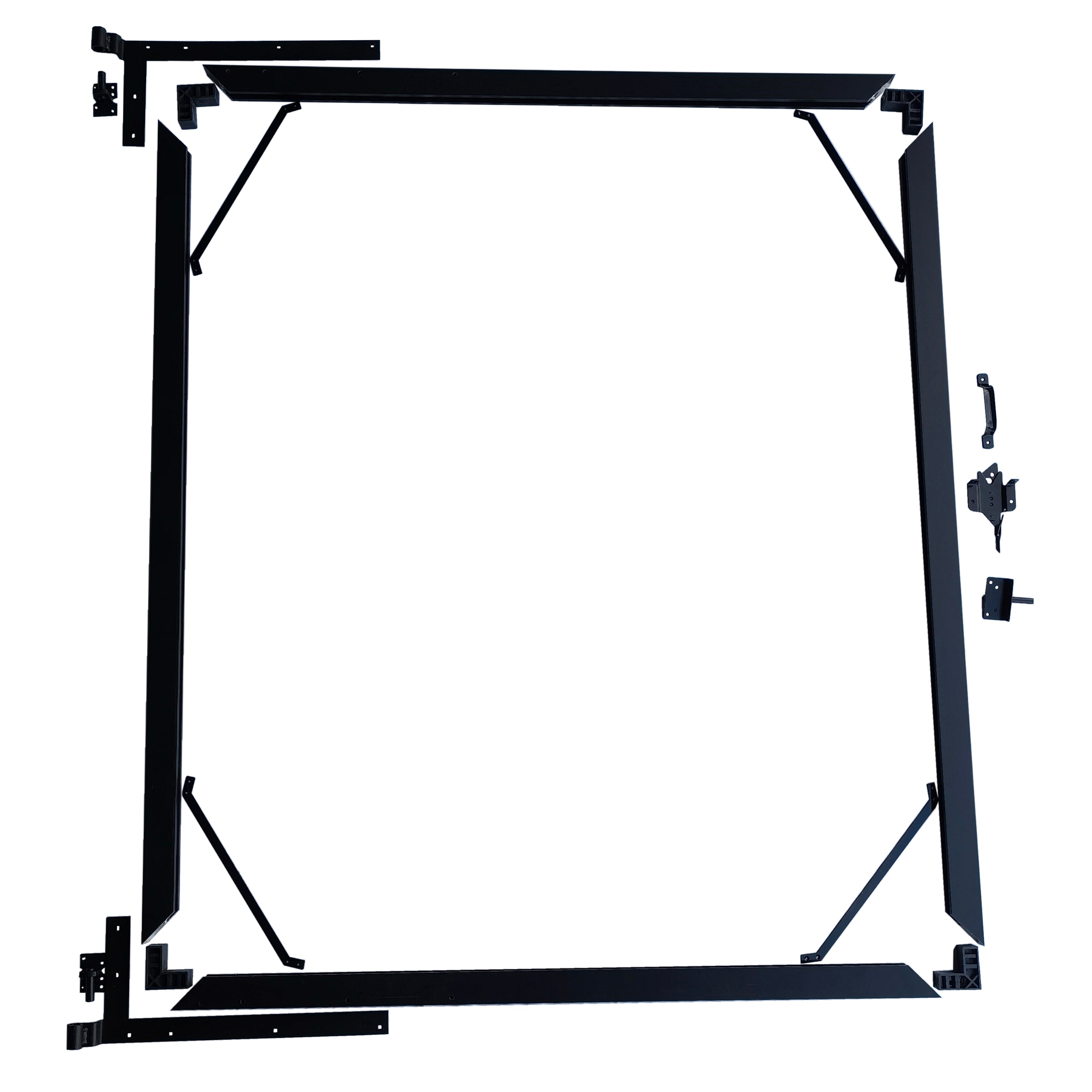 Aluminum Composite Fence Frame Kit Fence Gate 5 ft. x 6 ft. – creative ...