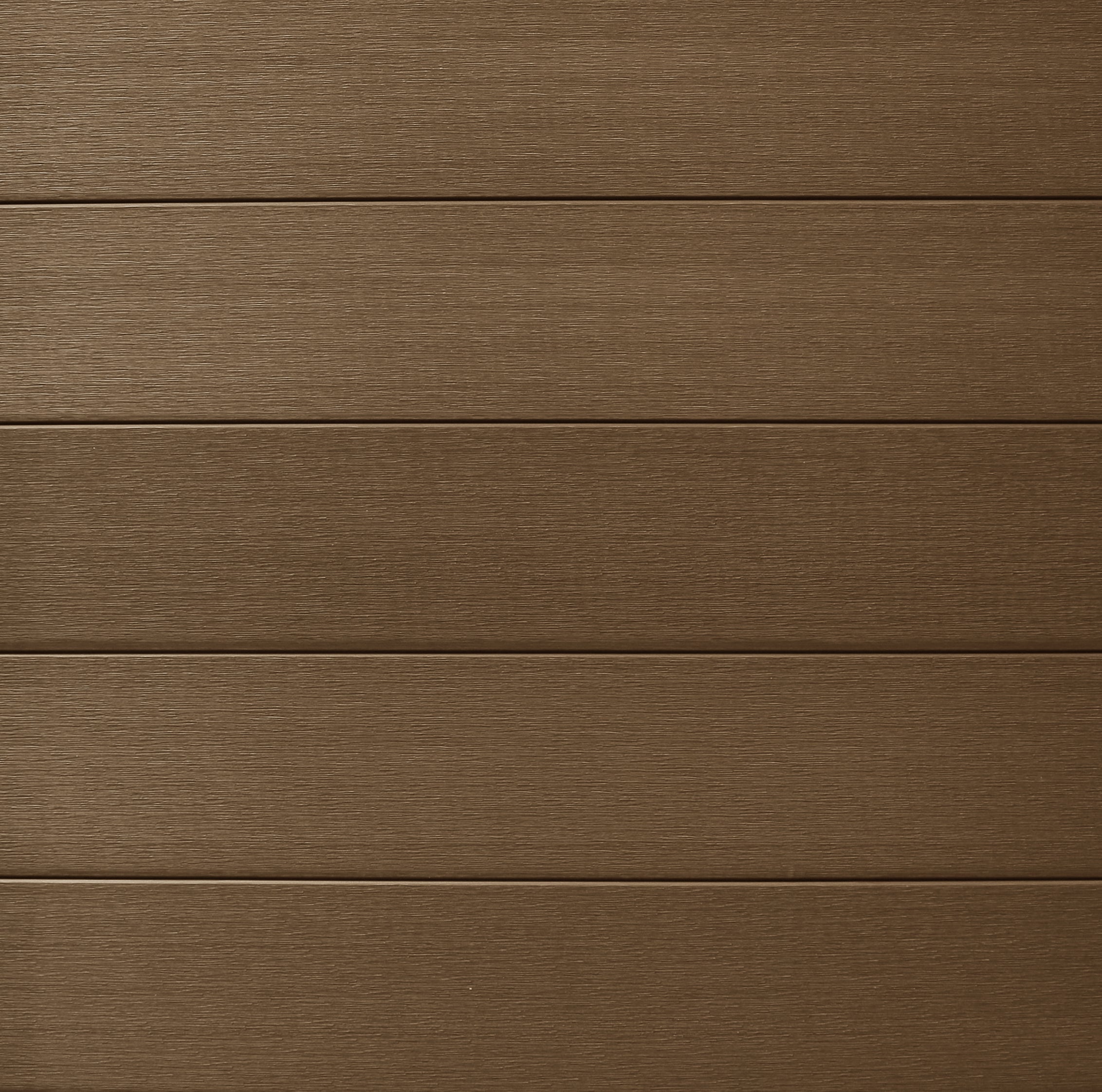 Composite Fence Series 6 ft. x 6 ft. Savannah Brown WPC Brushed Fence ...