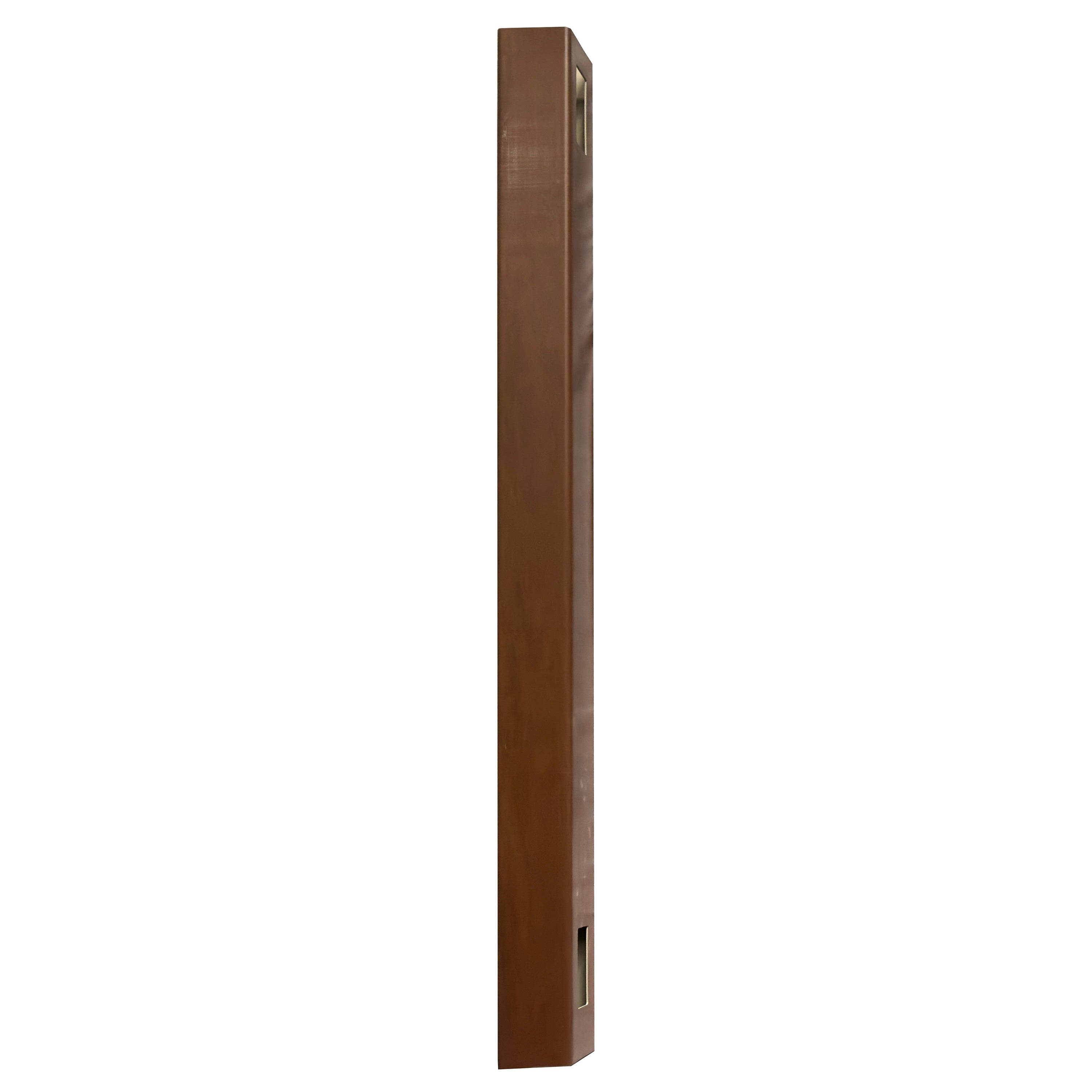 Woodgrain Vinyl Hickory Fence Post 5 inch. x 5 inch. x 8 feet ...